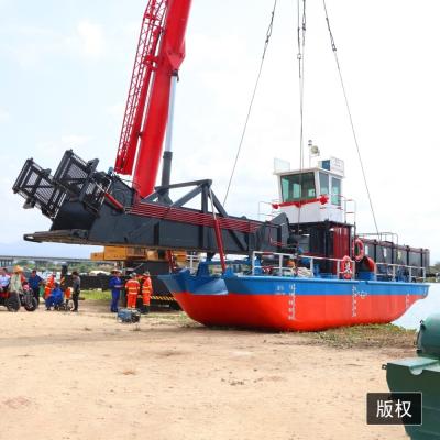 China High Capacity Aquatic Weed Harvester with 10000L/Hour Productivity and 3km/h Working Speed for Efficient Water Hyacinth Harvesting for sale