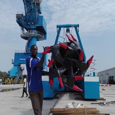 China Portable 450m³/h Diesel Engine Cutter Suction Dredger for River and Lake Dredging for sale