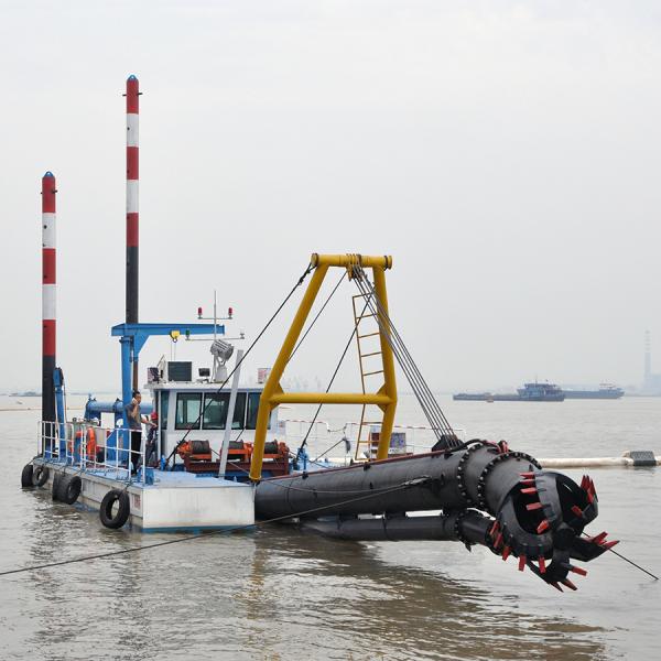 Quality Diesel Power Cutter Suction Dredger 500m³/h Working Capacity for River Dredging for sale