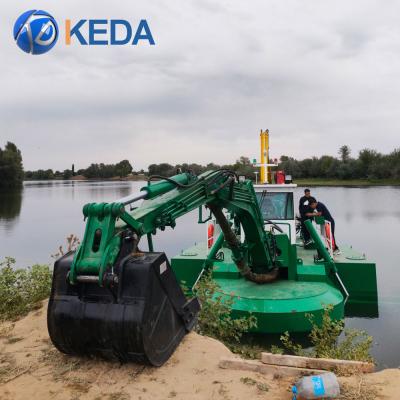 China KEDA 2026 Self-propelled Amphibious Cutter Suction Dredger with High Efficiency and One Person Operation for River Reservoir for sale