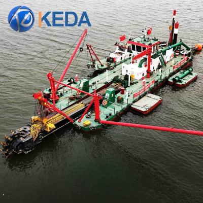 China Diesel Power Type Dredger Featuring Diesel Engine Or Electric Motor Pump Power Suitable for Removal of Sand Silt and Mud Deposits for sale