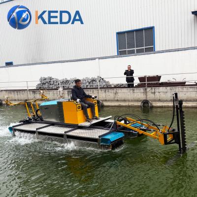 China Automatic Amphibious Weed Harvester with Aluminum Alloy Body and Stern Drive Engine for Real-Time Positioning for sale