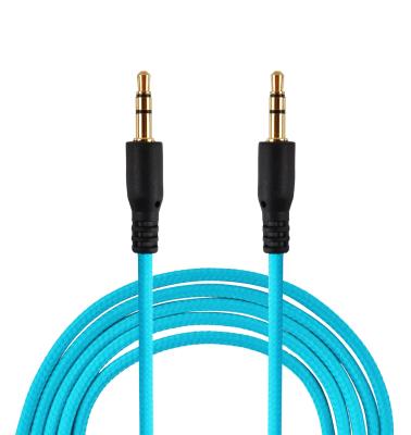 Cina Cavi ausiliarii blu audio dell'altoparlante della treccia e del filo di rame 1.5M in vendita