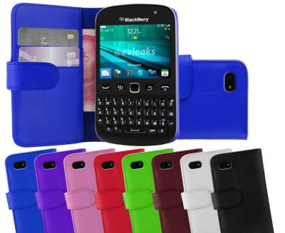 Cina Casse nere del telefono cellulare di Blackberry del supporto del cuoio dell'unità di elaborazione per Blackberry 9720 in vendita
