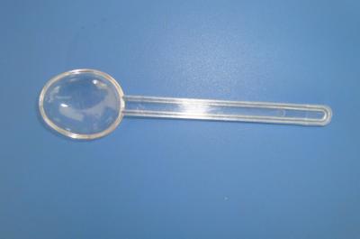 China fast food plastic disposable spoon tableware Straight shank yogurt spoon for sale
