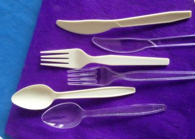 China Plastic knife fork spoon for hotel or aviation disposable plastic tableware for sale