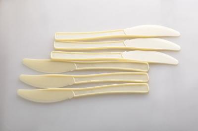 China Disposable plastic knife for Sweet food bread cake knife fruit knife for sale