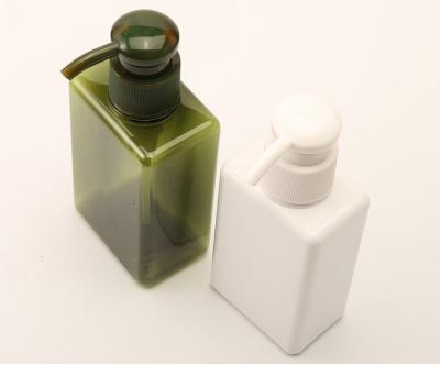 China 100ml Lotion dispensing plastic square bottles for hotel for sale