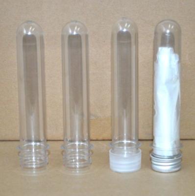 China 45ml Plastic Transparent Test Tubes Wth Caps for Mask cosmetics for sale