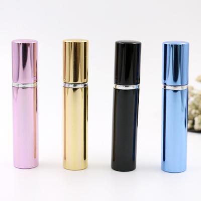 China aluminum + glass perfume spray bottles refillable 7 ml for sale