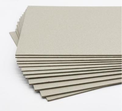 Factory 1-3mm Hard Stiffness Thick Cardboard Grey Chipboard Sheets