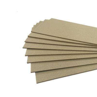 China Good Quality 1mm 1.5mm 2mm 3mm laminated grey cardboard sheets hard board grey board for sale