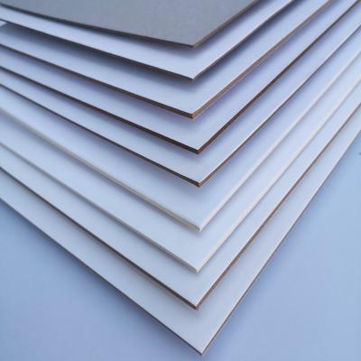 China grey cardboard sheets coated chip board cardboard grey board 350g chipboard duplex board for sale