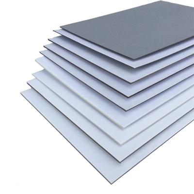 China grey cardboard sheets coated chip board cardboard grey board 350g chipboard duplex board for sale