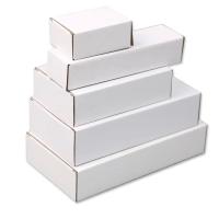 China White Corrugated Cardboard for Shoes Clothing Packaging Solution for sale