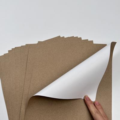 China White Front Coated GC4 Kraft Back 280 GSM 660*1016 Board for sale
