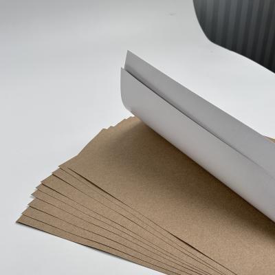 China C1S Kraft Back Coated Duplex Board Paper In Sheet Or Reel for sale