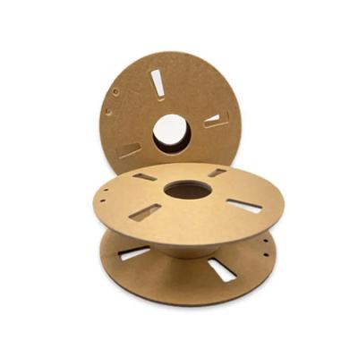 China Eco-Friendly Recycled Materials Anti-Curl Paper Wire Spool and Cable Spool for Consumer Electronics for sale