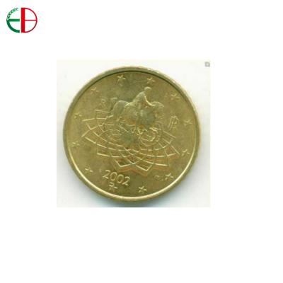 China EB9066 Copper Alloy Casting H62 Artwork Antique Brass Coin Gold Plated Investment for sale