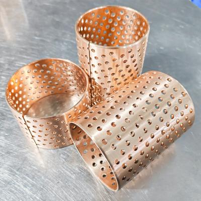 China Bronze bushings for textile machinery, low noise and wear resistance, carding machines, spinning machines, transmission parts, stable operation for sale