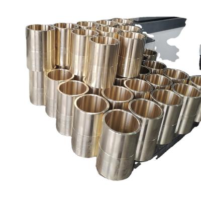China Copper Sleeve Copper Bushing H59H62 Thick Wall Wear-resistant Tin Bronze Large Diameter Bearing Sleeve High Load Capacity for sale