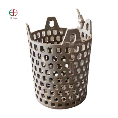 China Lost Foam Casting Heat Resistant Steel Precision Casting Multi-Purpose Furnace Frame Stainless Steel Basket for sale