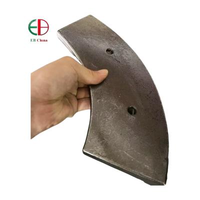 China Abrasion Proof Impact Resistant Ni-Hard Blade with HB600 Hardness Ni-Hard 4-600 Standard for Rotary Tiller Tillage Components for sale