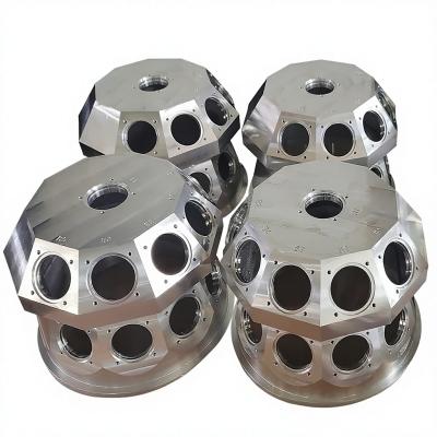 China Custom CNC Machined Stainless Steel 316/304/420/440 Multi-port Housing +/-0.02mm Tolerance for Industrial Equipment (ODM/OEM) for sale