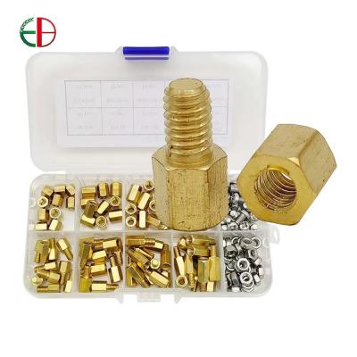 China M2-M5 Metric Fine Thread Brass Copper Inlay Combination Set Black Oxide Zinc Plated Finish Knurled Brass Injection Nut Nickel for sale