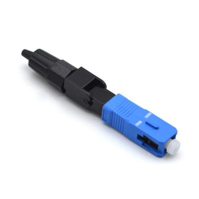 China 2 × 3mm Cables SC UPC Field Quick Assembly Connector 60mm SM / MM Easily Installed for sale