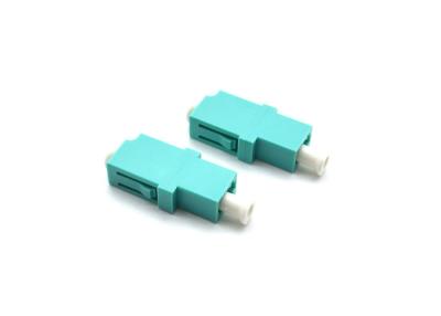 China Ceramic Sleeve LC / UPC Fiber Optic Adapter 10 Gigabit Simplex Single Mode Coupler for sale