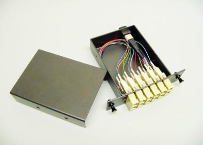 China Simplex Plug N Play MTP / MPO Cassette Patch Panel Rack Mount Multimode For CATV for sale