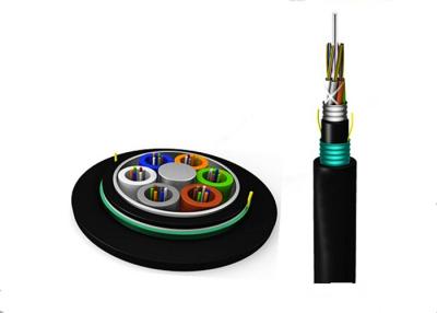 China Outdoor Armored Fiber Patch Cable , Direct Burial GYTA53 Fiber Optic Cable for sale