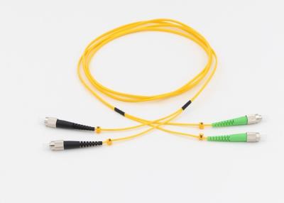China SM - FC - FC 9 / 125µM Fibre Optic Patch Leads SX / DX For Cable Television for sale