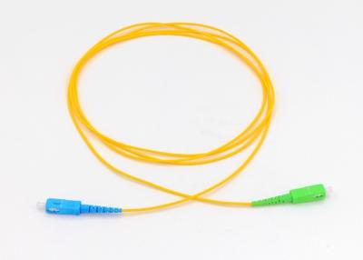 China SC - SC Fiber Optic Patch Cord SX DX Single Mode Fiber Jumpers For CATV for sale