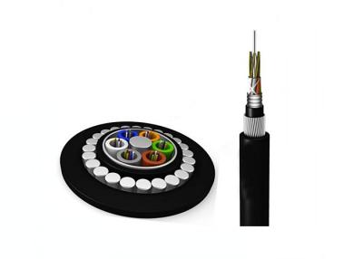 China Armored GYTA33 Underwater Fiber Optic Cable , G652B / D Direct Burial Cable for sale