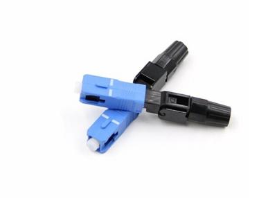 China SC UPC Field Quick Assembly Connector , FC LC Optical Fiber Fast Connector for sale