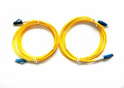 China LC UPC Fiber Optic Patch Cord Simplex Optical Fiber Jumper Single Mode CATV for sale