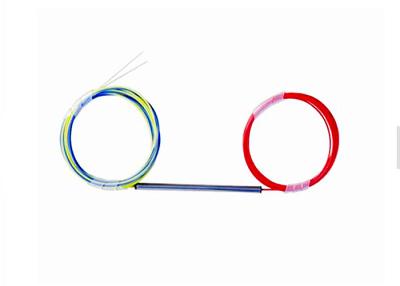 China 1x2 Micro Fiber Optic Splitter Without Connector Single Mode Steel Tube Mini Splitter for sale