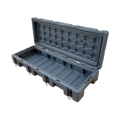 China V2+ LLDPE shell Car Top Storage Box Weatherproof 102L Capacity for sale