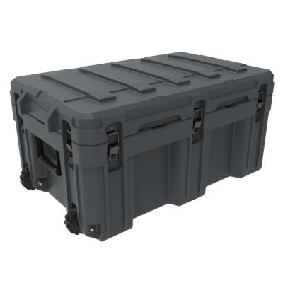 V5 Rugged Camping Box Organizer 180L com alças de corda de nylon