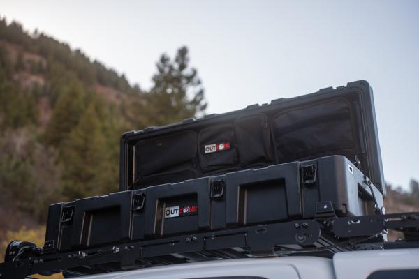 Quality V3+ Car Rooftop Rugged Storage Case Stackable 95L Capacity for sale