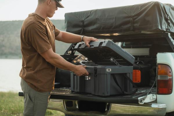 Quality V5 55L Capacity Rugged Storage Case With Steel Lockable Latches for sale