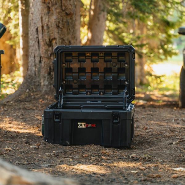 Quality V5 LLDPE Rugged Storage Case Interlocking Customized 80L Capacity for sale