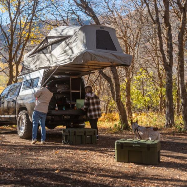 Quality V3+ Camping Storage Containers Impact Resistant Lockable 160L Capacity for sale