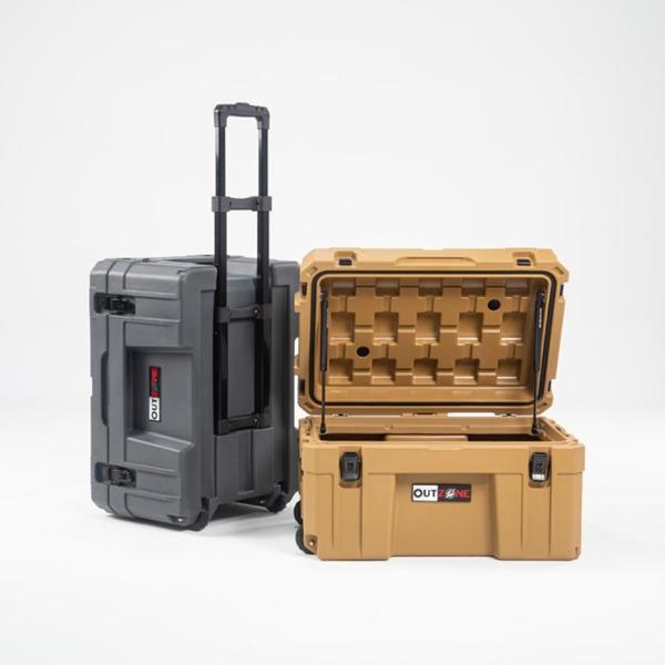 Quality V5 LLDPE Rugged Storage Case Interlocking Customized 80L Capacity for sale