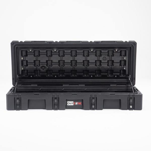 Quality V7 LLDPE Car Rooftop Storage Box Weatherproof Customized 85L Capacity for sale