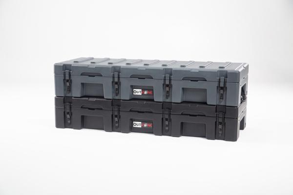 Quality V7 Heavy Duty Rugged Car Roof Storage Box 116L With Nylon Rope Handles for sale