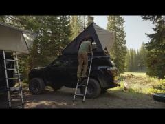 Camping Carry Car Roof Box 66L Kapazität LLDPE Material angepasst