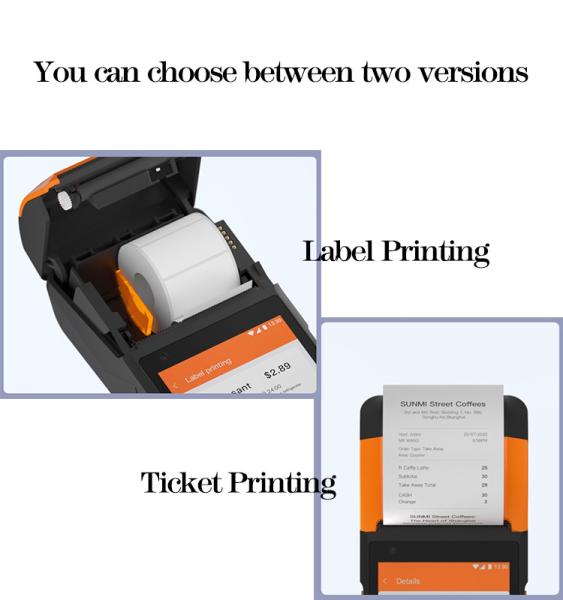 Quality Sunmi V2S Wireless Handheld POS Machine 58mm Printer For Restaurant for sale